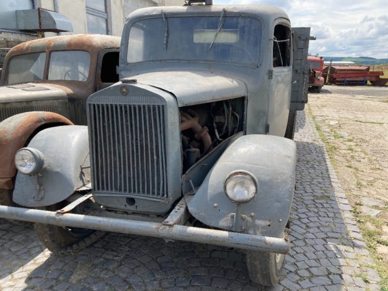 Mercedes Benz L 3000 LKW - Samohýl motor Veterán